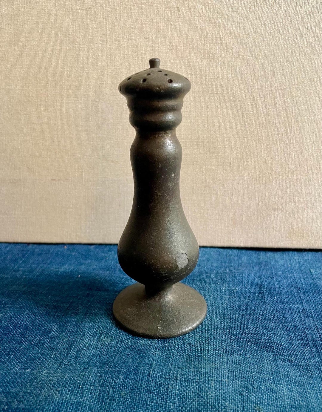 Antique Pewter Pepper Pot, Shaker - Etsy