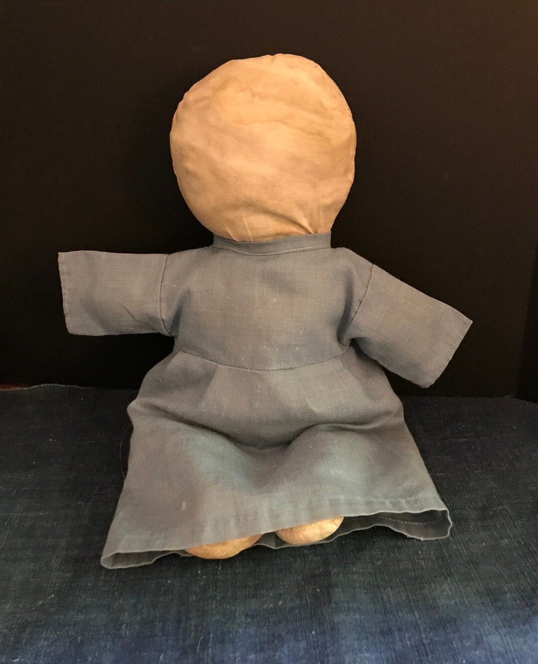 Antique Amish Doll, Linen Body Stuffed With Rags - Etsy