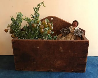 Antique Scrub Box, Wall Box - Etsy