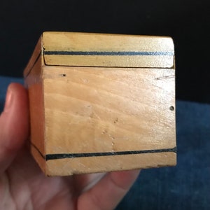 Antique Mauchline Ware Wooden Thread Box - Etsy