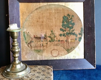 Antique Velvet Theorem Painting - Etsy