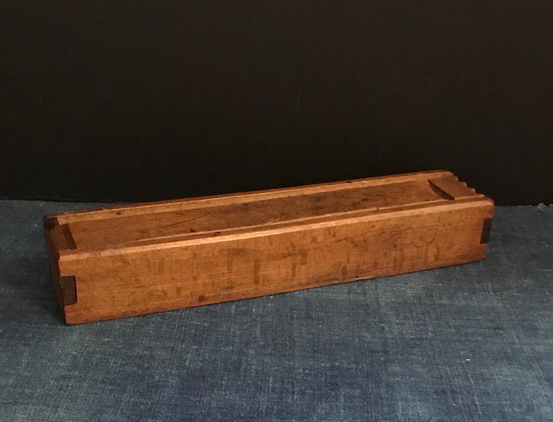 Antique Pencil Box Dated 1893, Wooden Box - Etsy