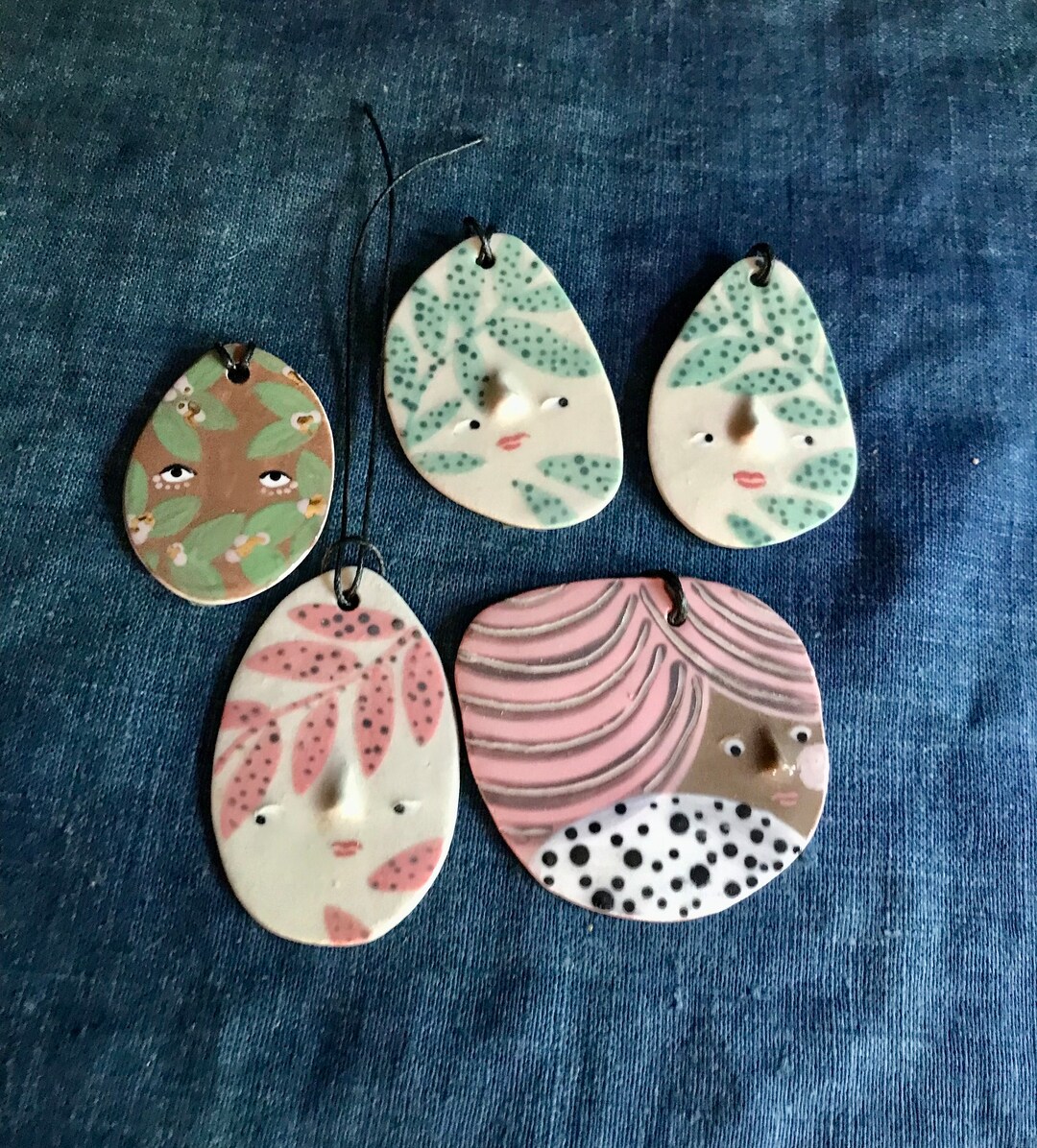 Pottery Parade Ornaments, Sandra Apperloo Pottery - Etsy
