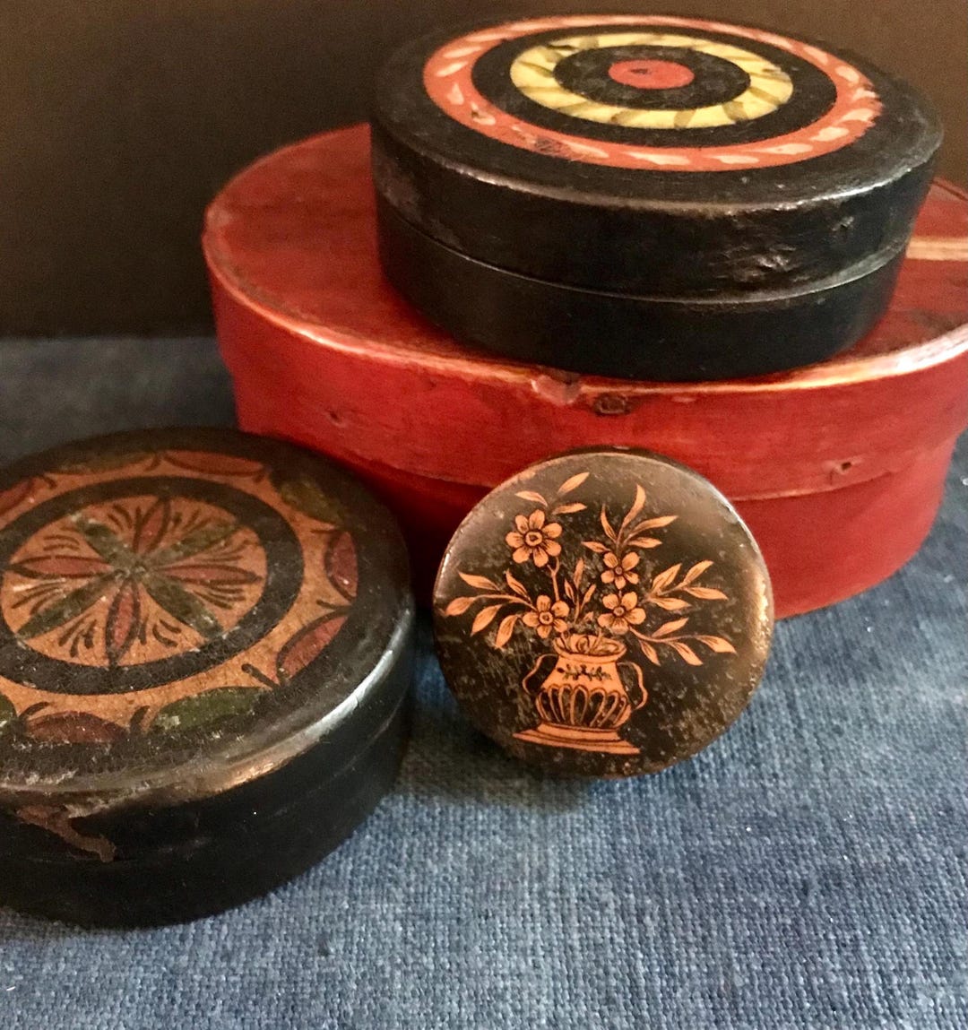 Antique Game Counters in Wood Box, C. 1800 China Trade - Etsy