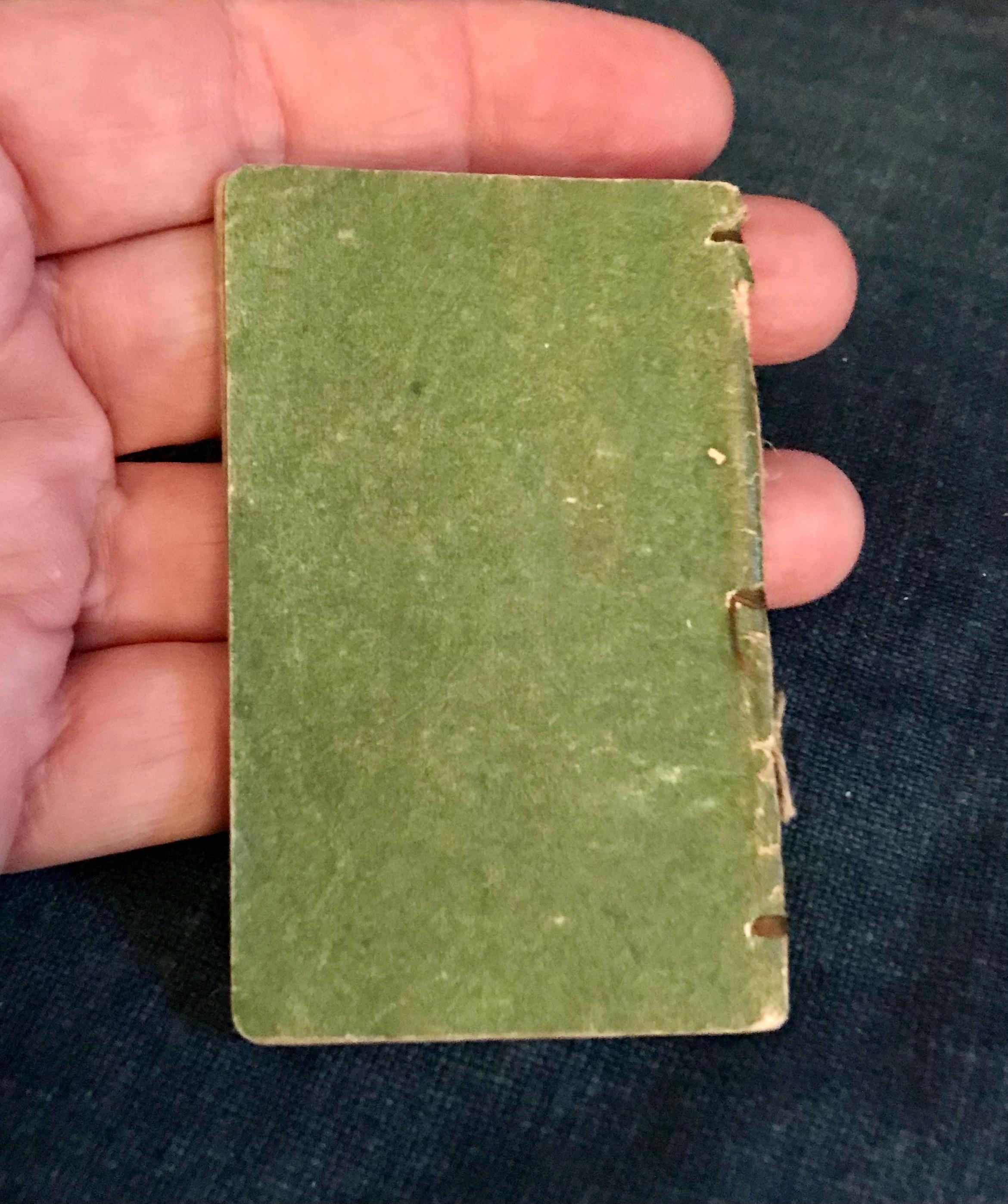 Antique Parker's Miniature Almanac, 1833, Boston - Etsy