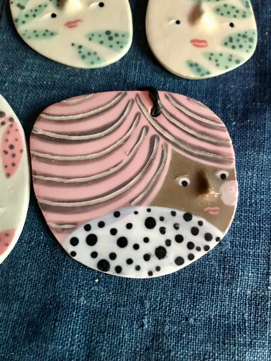 Pottery Parade Ornaments, Sandra Apperloo Pottery - Etsy