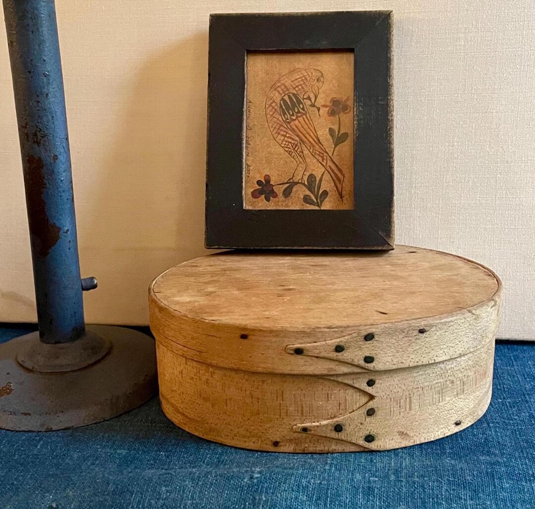 Antique Shaker Oval Pantry Box, Small, 6" - Etsy
