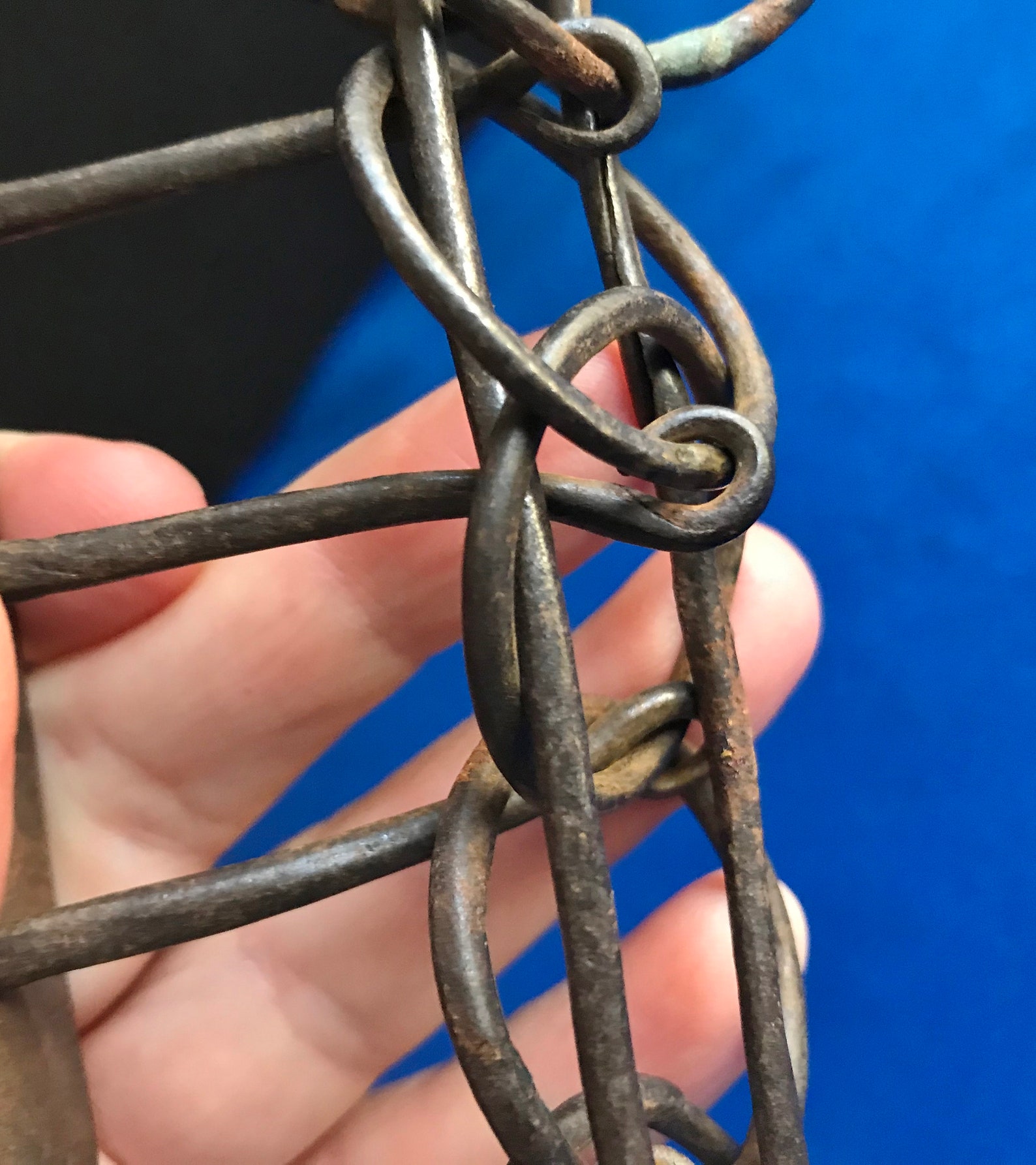 Antique Wrought Iron Metal Ring Puzzle Blacksmith Made PA - Etsy