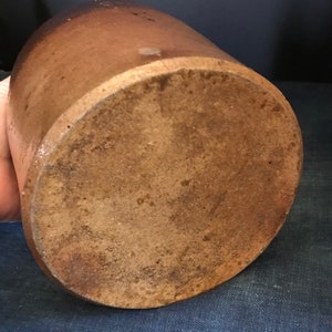 Antique English Saltglazed Stoneware Preserve Jar, Hoffmann, Strawberry ...