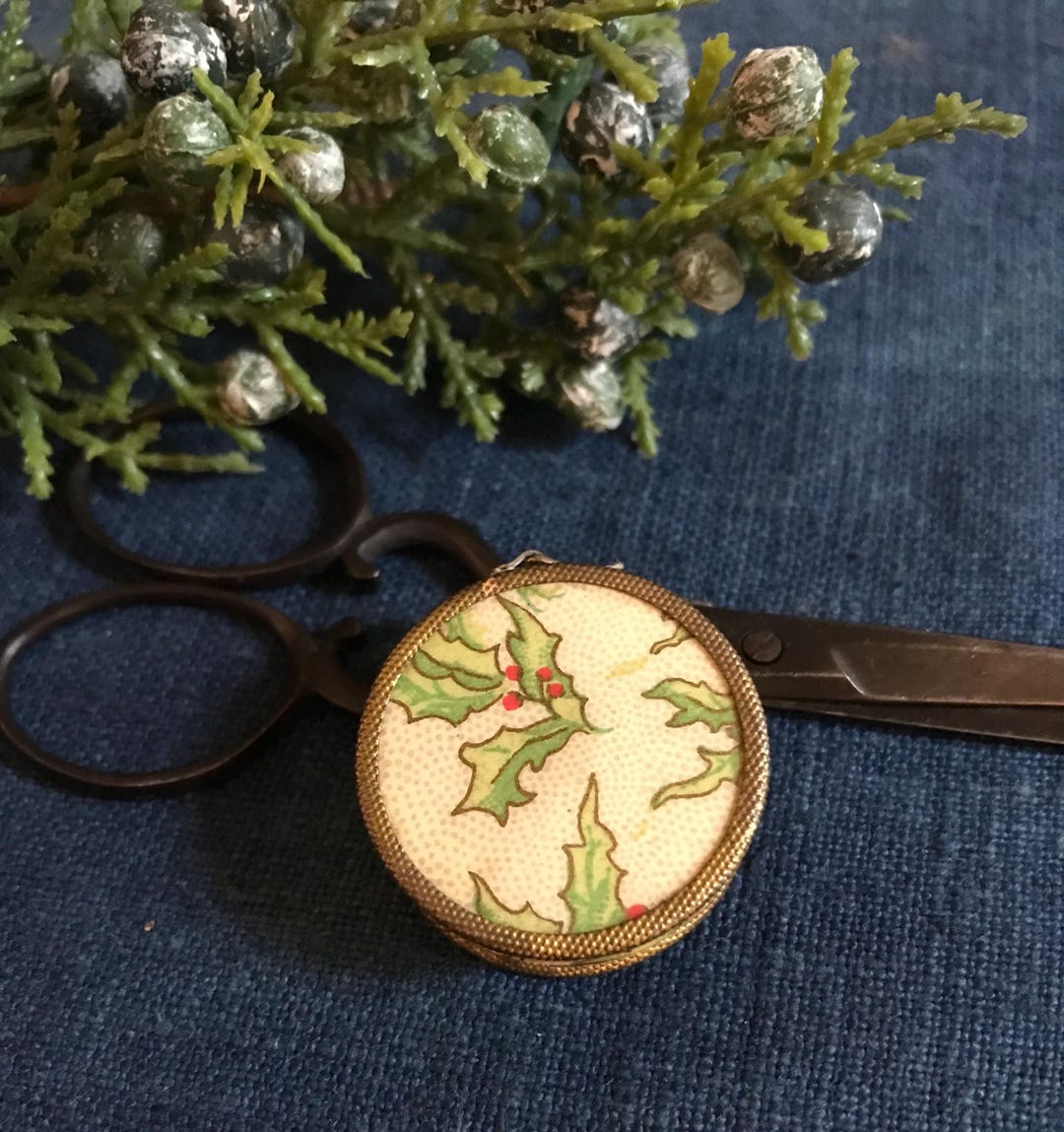 Antique German Tape Measure, Christmas Holly - Etsy