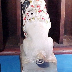 Antique Chalkware Dog Figure, Spaniel - Etsy