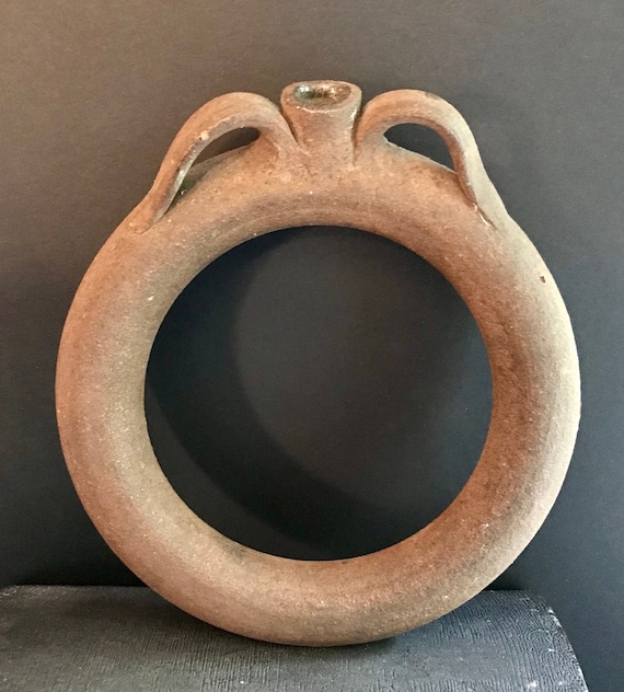 Antique Southern Stoneware Ring Jug Pottery Ring Flask - Etsy