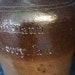 Antique English Saltglazed Stoneware Preserve Jar, Hoffmann, Strawberry ...
