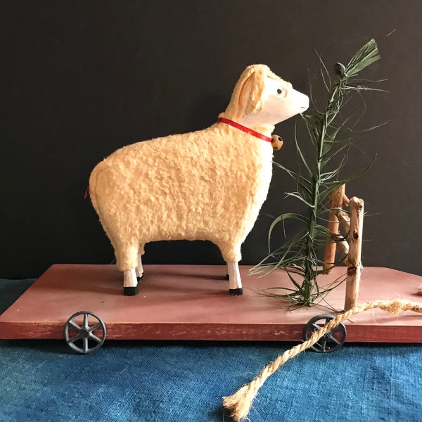 Sheep Pull Toy - Etsy