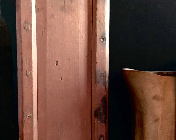 Antique Scrub Box With Sliding Lid in Original Red Paint - Etsy