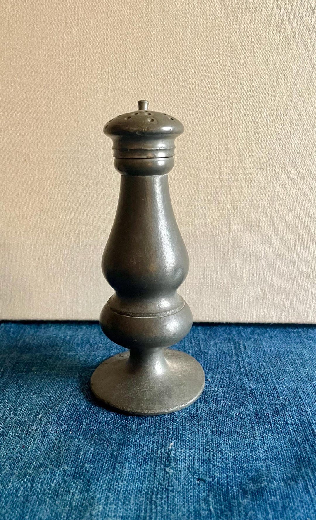 Antique Pewter Pepper Pot, Shaker - Etsy
