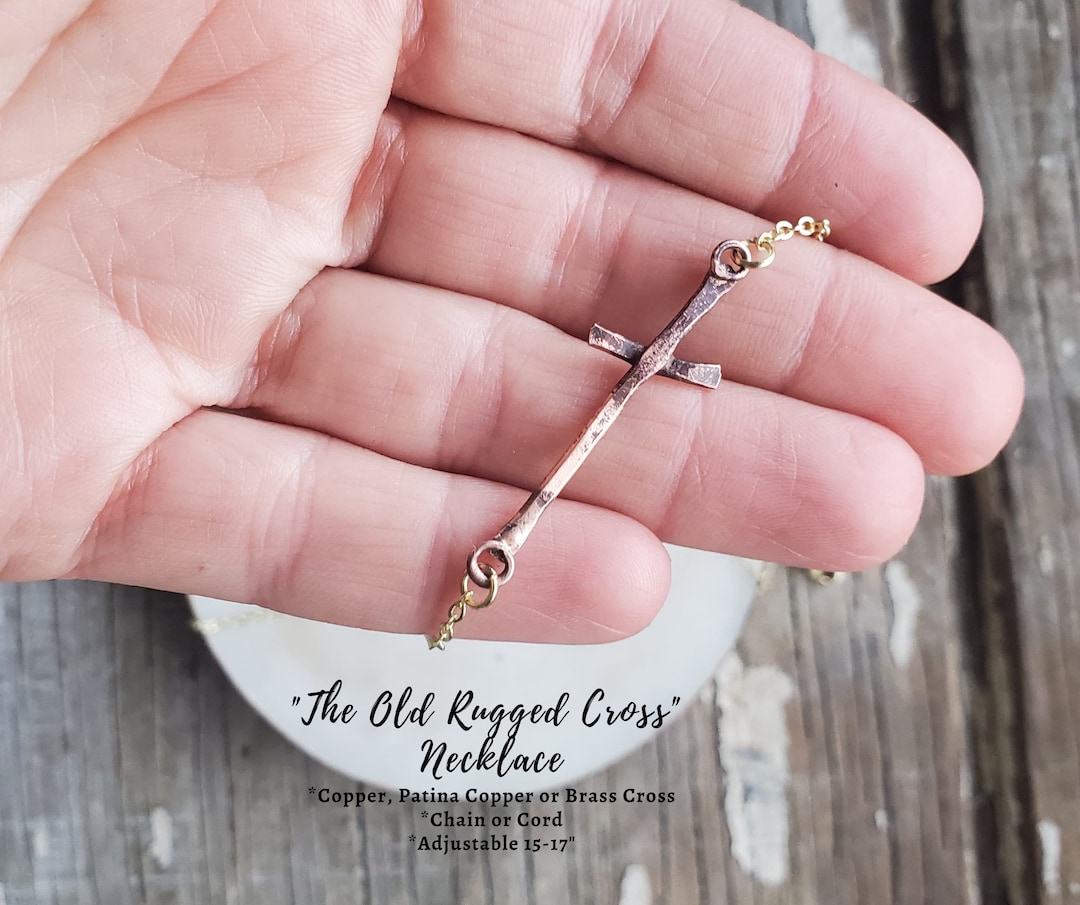 The Old, Rugged Cross Necklace and Bracelet. Hand Soldered Cross on ...