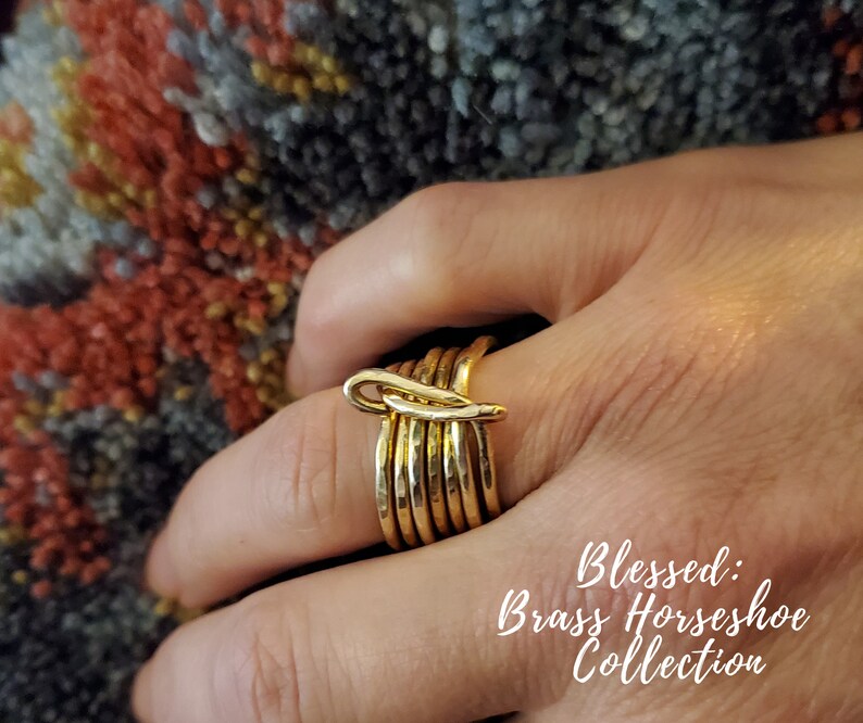 She's Coiled He's Coiled Thick Copper Wrapped Ring | Etsy