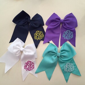 Monogrammed Hair Bows - Etsy