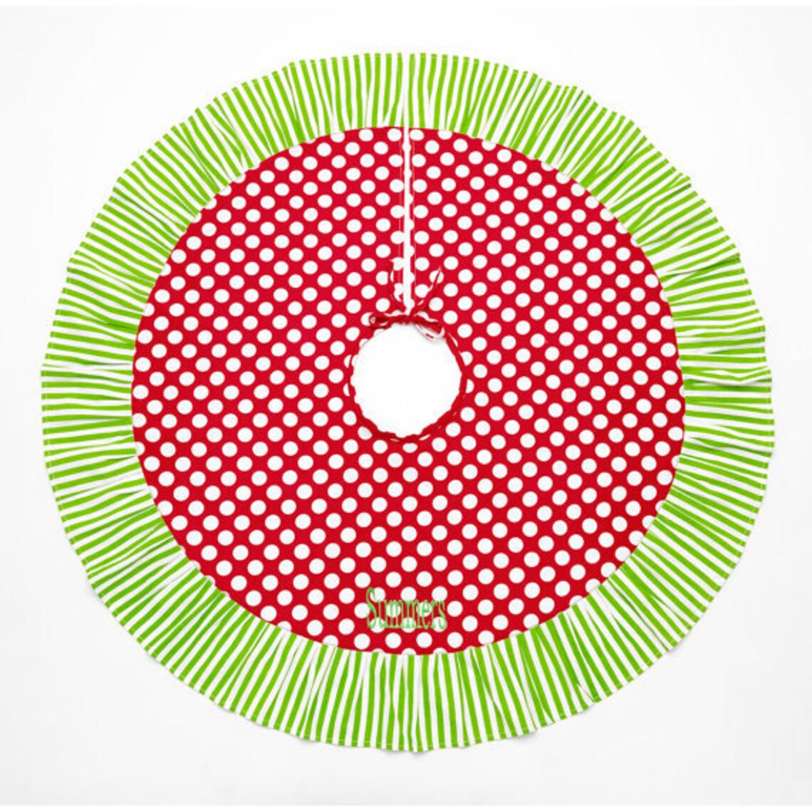 Monogrammed Tree Skirts - Etsy