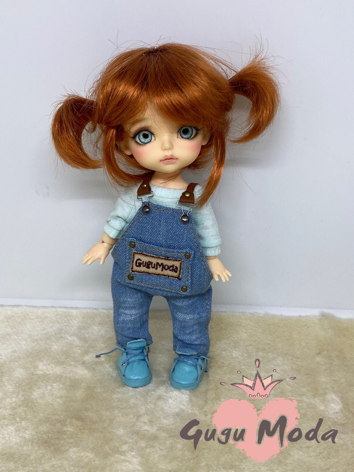 Pukifee/lati Yellow Jean Overalls. Limited Edition - Etsy