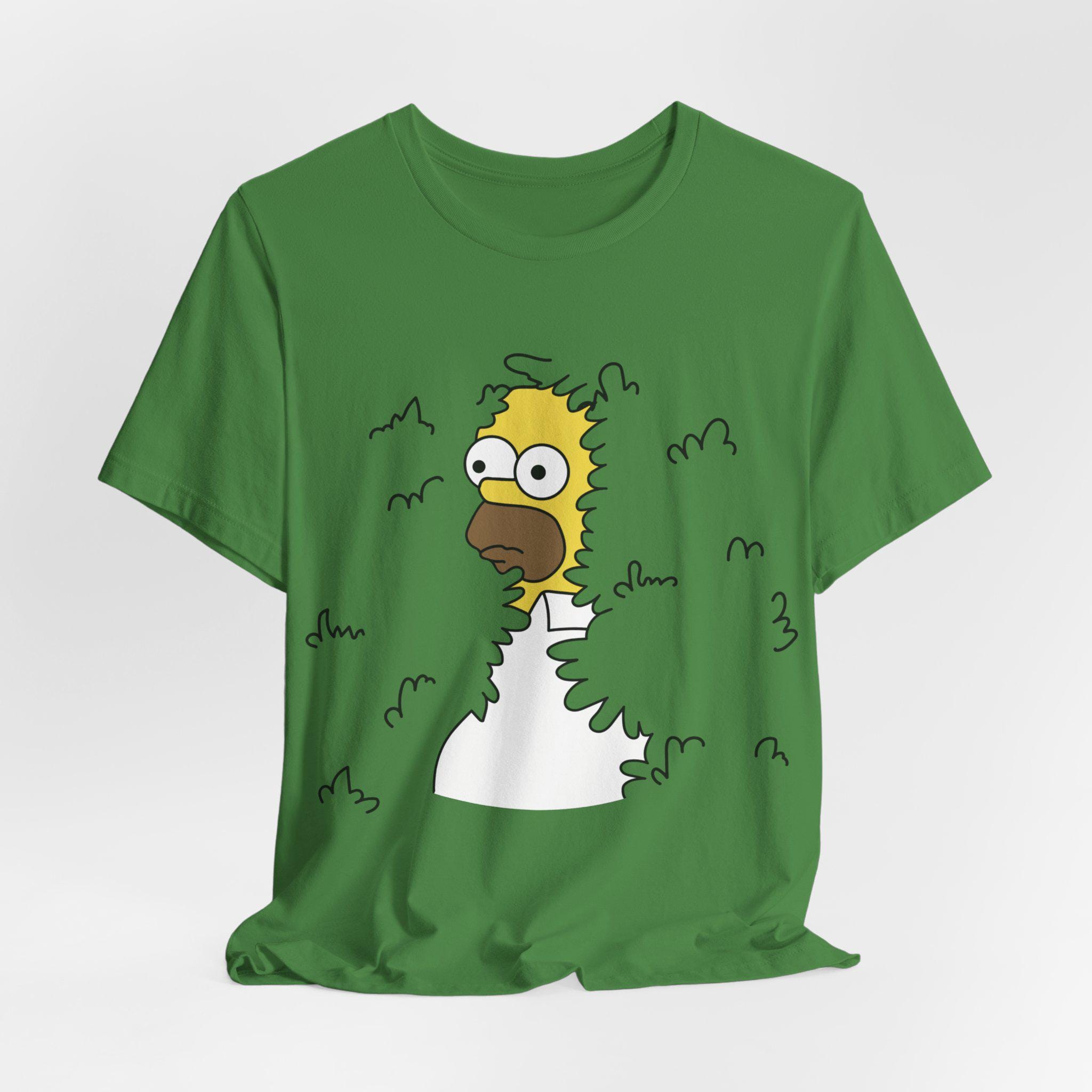 Homer Simpson Meme T-shirt , Simpsons T-shirt , Homer Simpson Hiding in ...