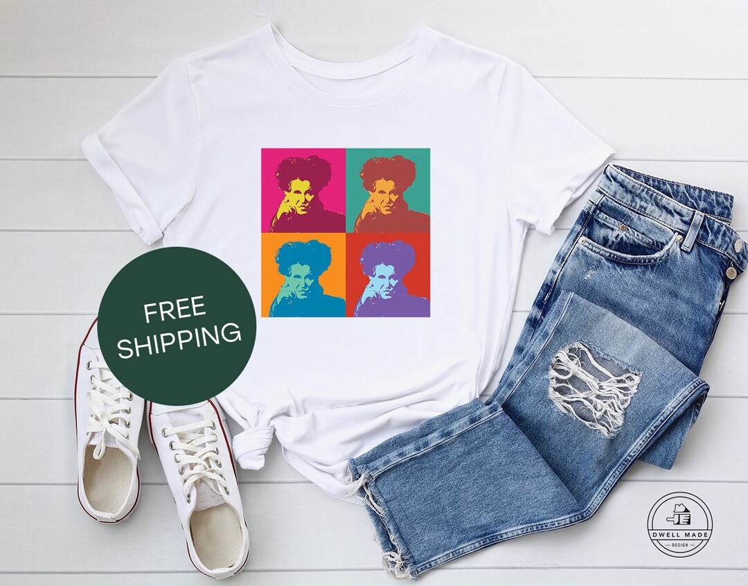 Hocus Pocus Winifred Sanderson Warhol Tshirt | Bella+canvas 3001 Unisex ...