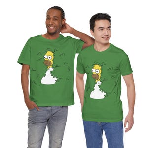 Homer Simpson Meme T-shirt , Simpsons T-shirt , Homer Simpson Hiding in ...