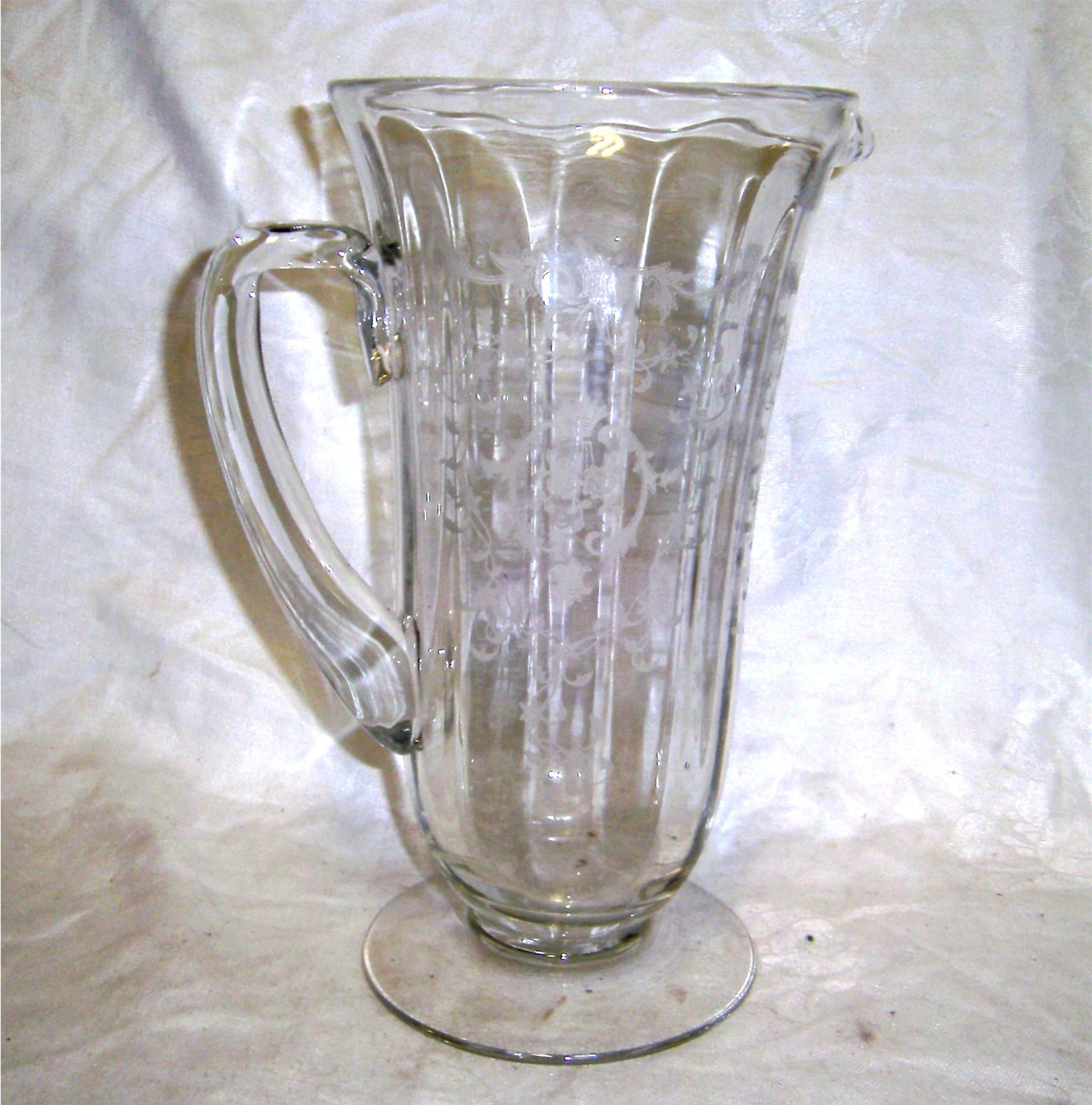 FOSTORIA GLASS COMPANY Navarre Water Pitcher Rare - Etsy