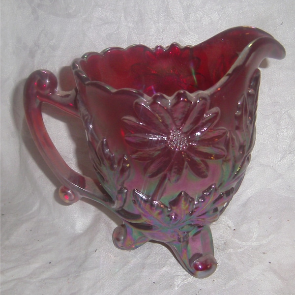 Fenton Glass Carnival Pitcher - Etsy