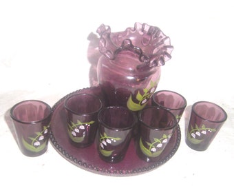 Fenton Lemonade Set - Etsy