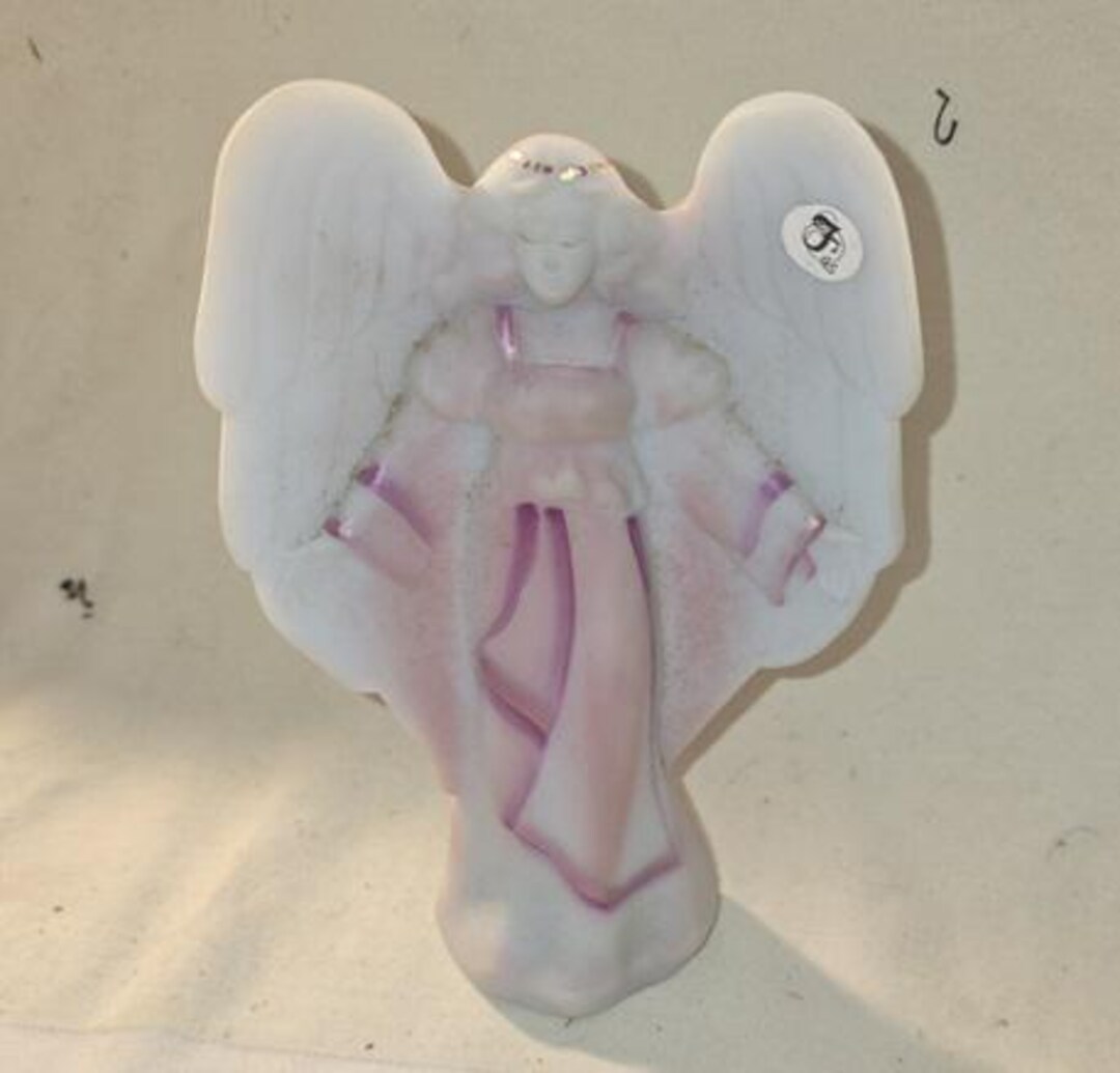 FENTON ART GLASS Blue Burmese – Nativity Angel - Etsy