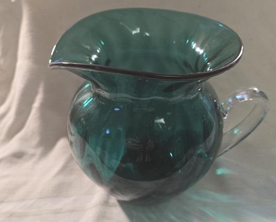 BLENKO – Emerald Green – Water Pitcher - Etsy