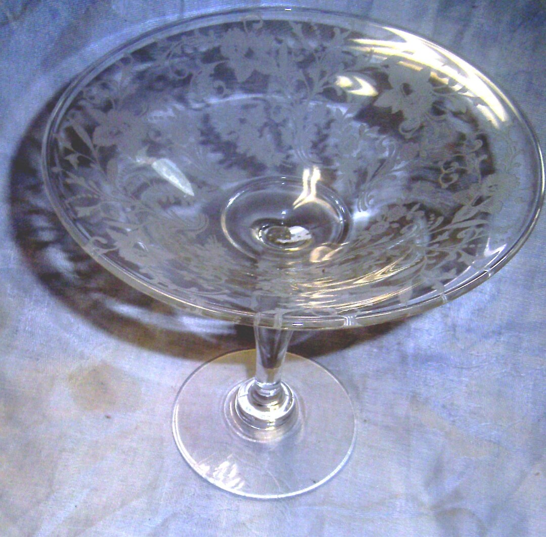 CAMBRIDGE GLASS COMPANY – Daffodil 7” Comport - Etsy