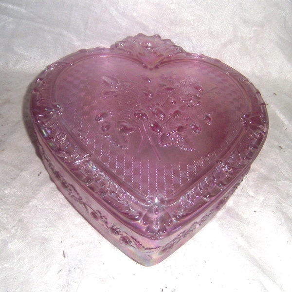 Fenton Glass Box With Lid - Etsy