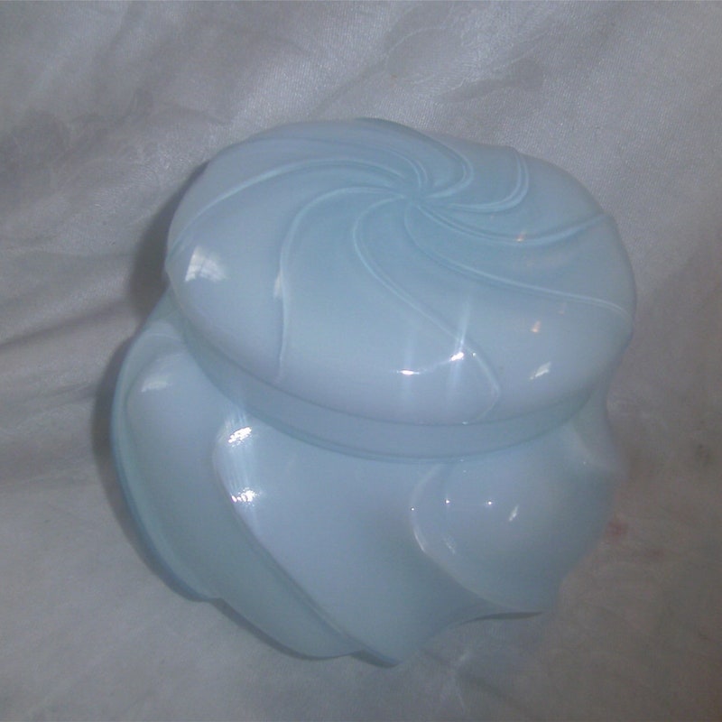 Fenton Glass Box With Lid - Etsy