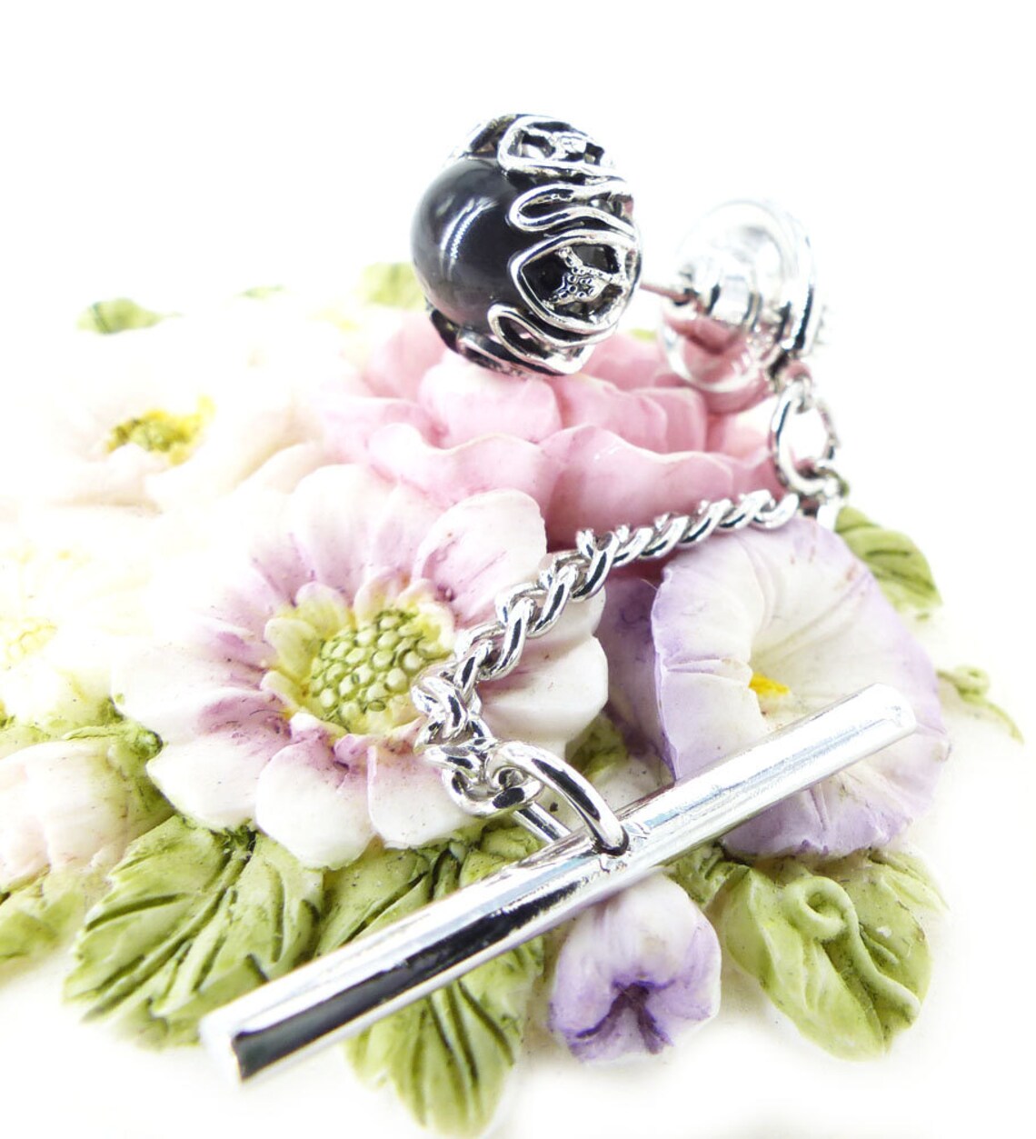 Gorgeous Silver Unique Wire Lace Design Mount Tie Tack With | Etsy