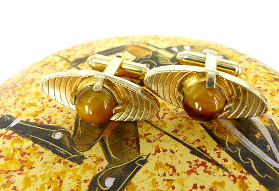 Free gift packaging! Vintage Anson gold grooved line … - Gem