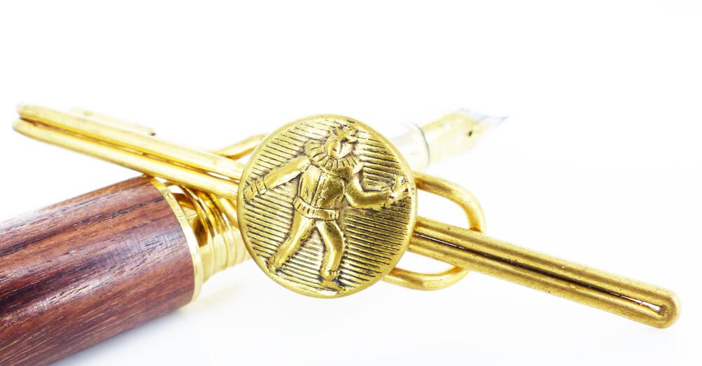 Antique Victorian Brass Court Jester Embellishment Brass Slip - Etsy