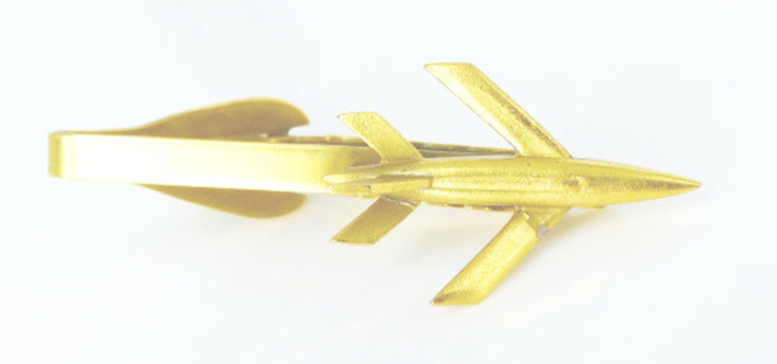 Vintage Brass Jet Plane Tie Bar / Tie Clip. Aviation Collector - Etsy