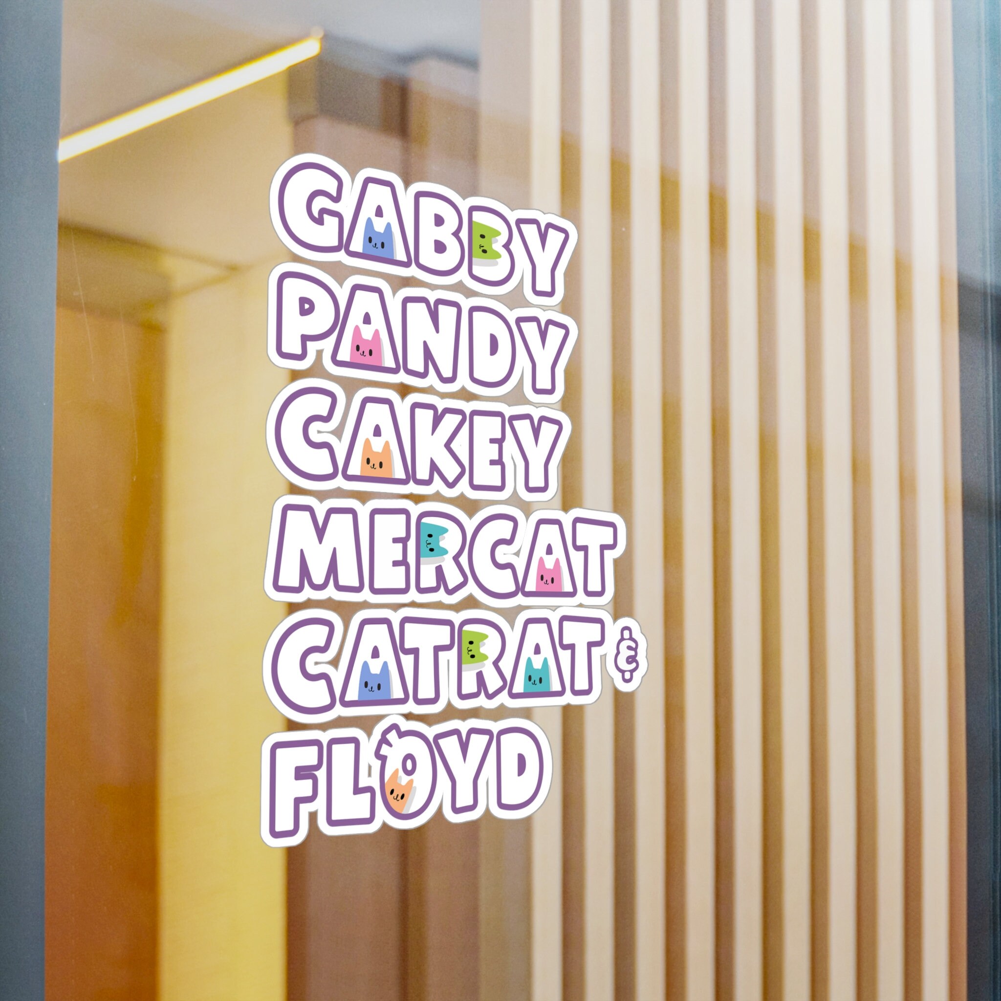 Gabby & Friends Sticker Gabby and Pandy It's Time to Get Tiny Cat ...