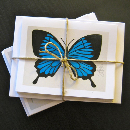 Butterfly Blank Greeting Card - Etsy