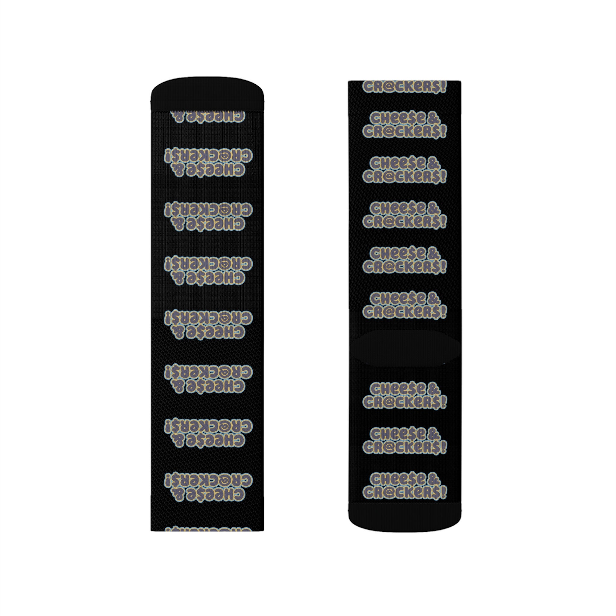 Bluey Dad Socks Cheese and Crackers Oh Biscuits Funny Father's Day Gift ...