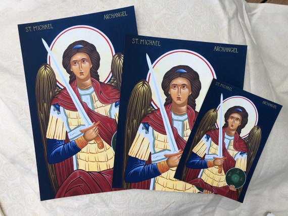 St. Michael the Archangel Icon: Giclee Print Catholic - Etsy