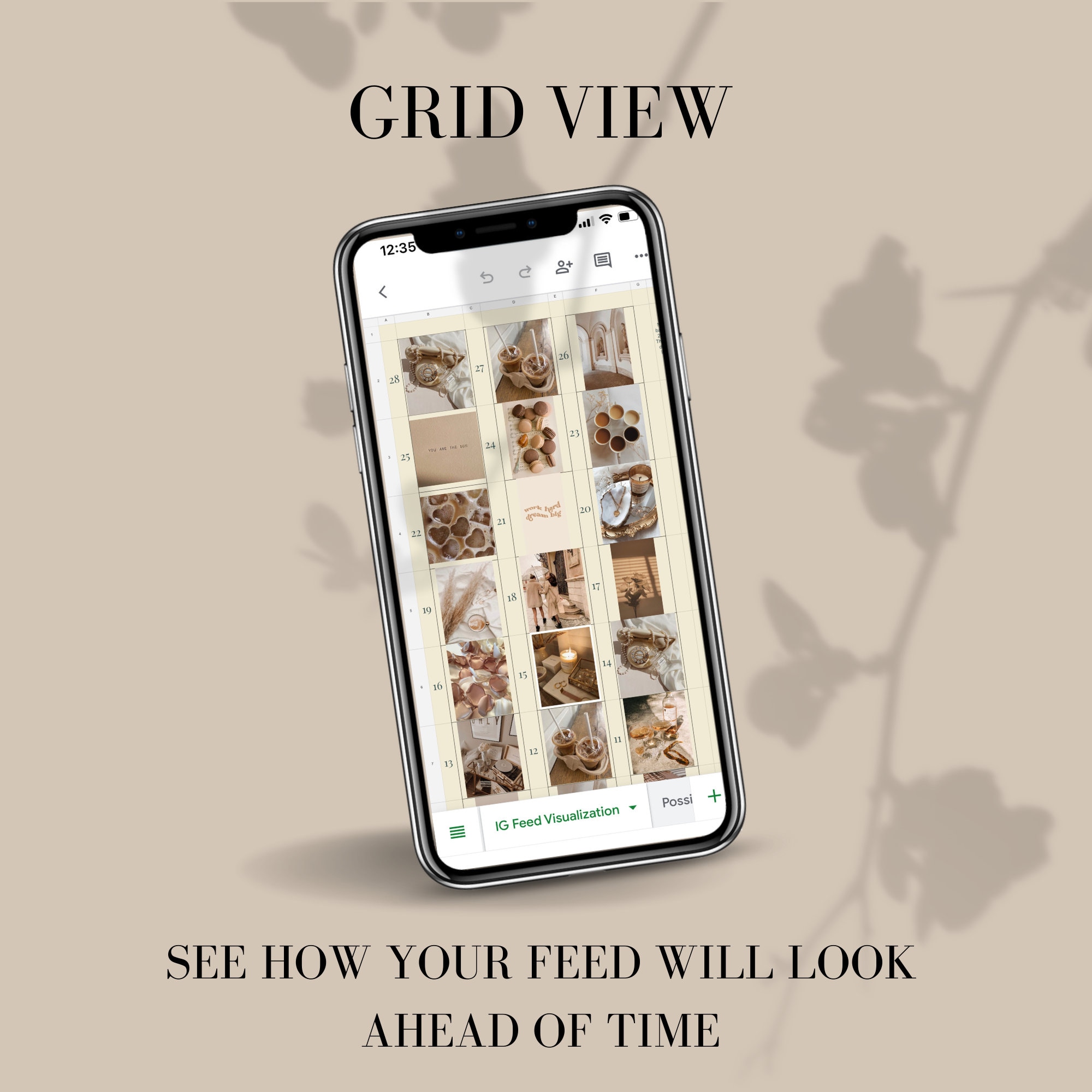 Content Calendar Template for Instagram, Facebook, Social Media ...