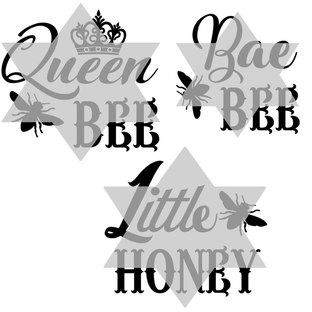 Queen Bee, Bae Bee, Little Honey - Mama & Me Set - Etsy