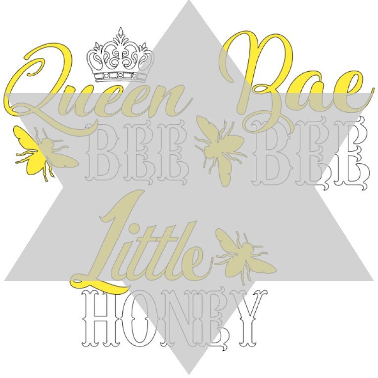 Queen Bee, Bae Bee, Little Honey - Mama & Me Set - Etsy
