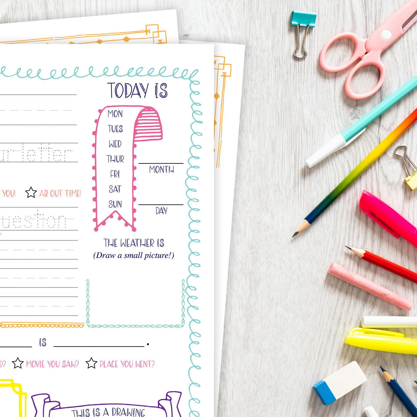 Write On Back Letter guide RESPONSE template for modern day | Etsy