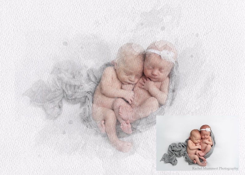 Watercolor Photo Artwork Design Photo Alteration Wedding - Etsy