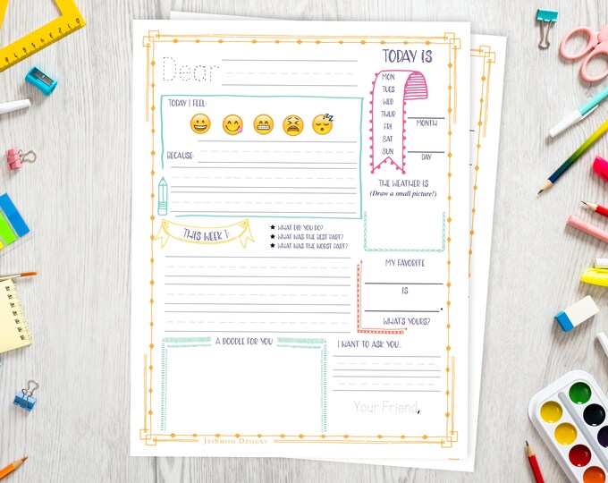 Write On Letter Guide Template for Modern Day Pen Pals and Letter ...